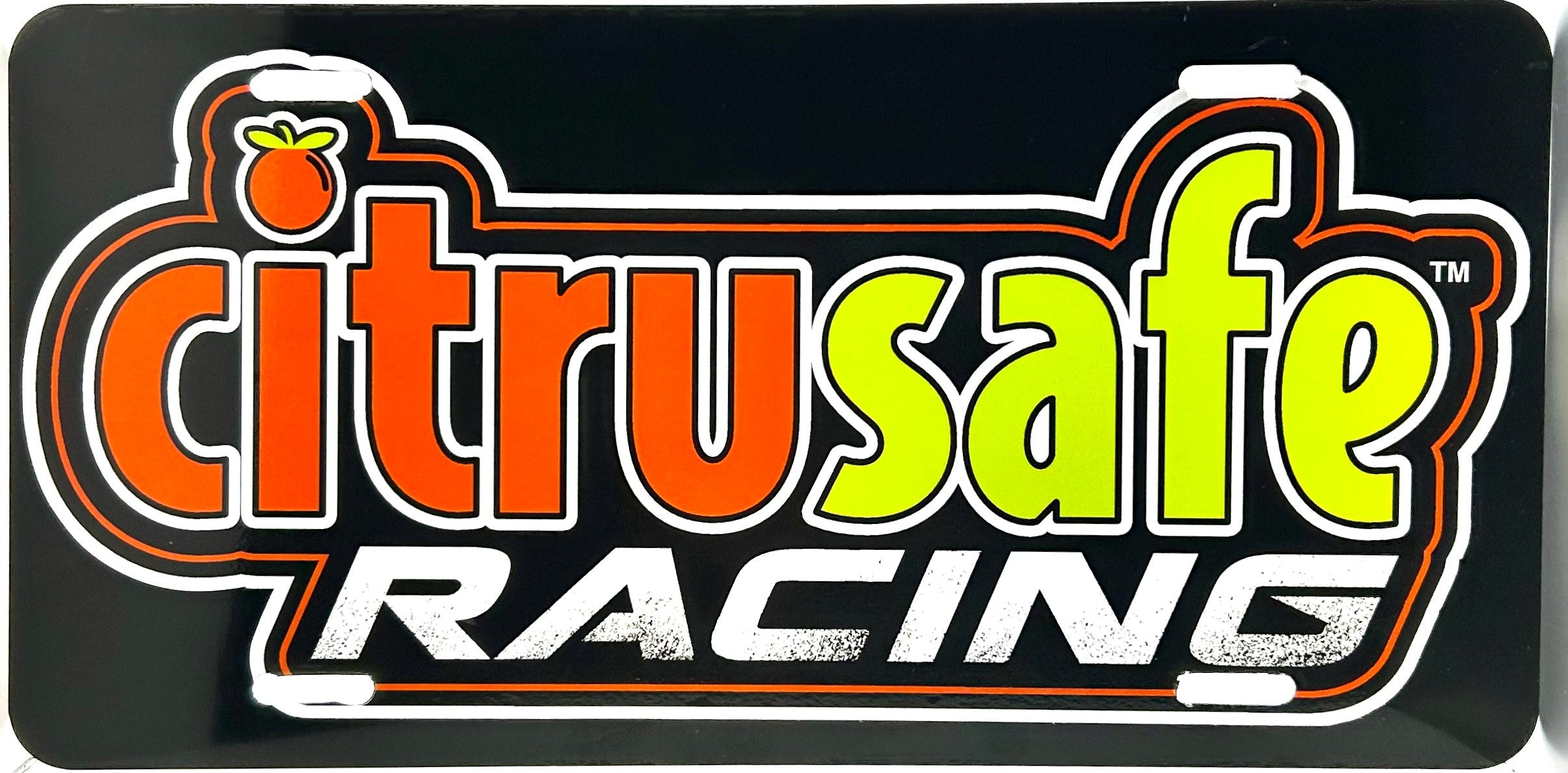 CITRUSAFE RACING LICENSE PLATE – RaceFanGear.com